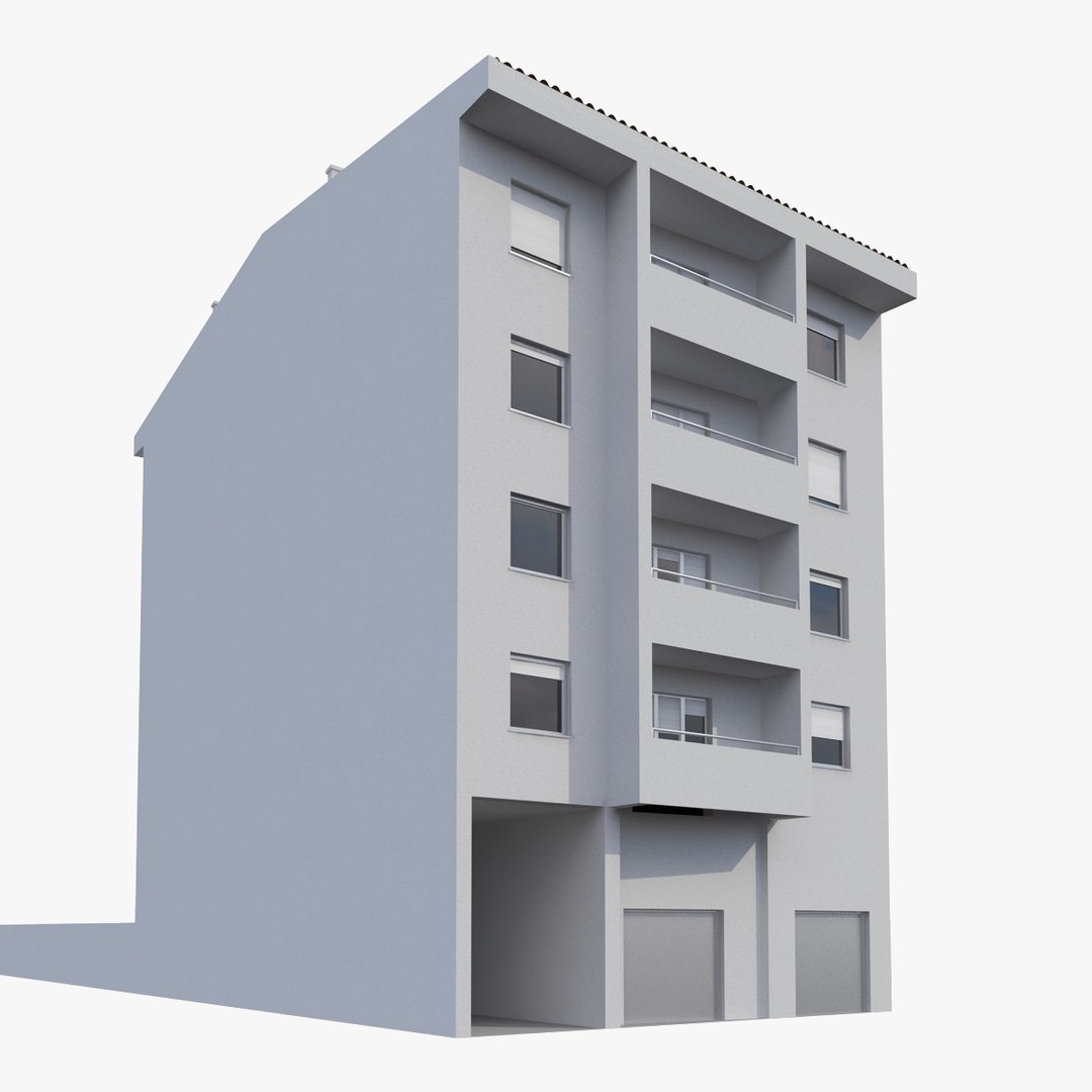 Residential Building 3d Max