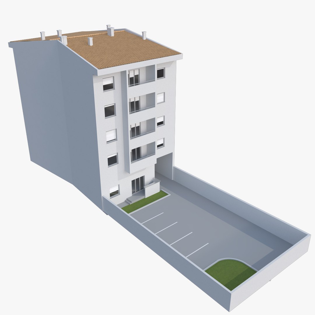 Residential Building 3d Max