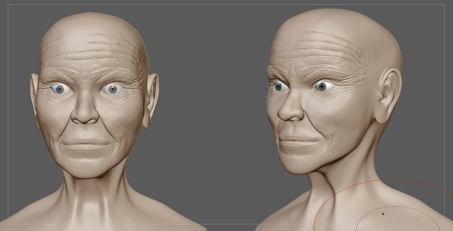 3d Model Old Man