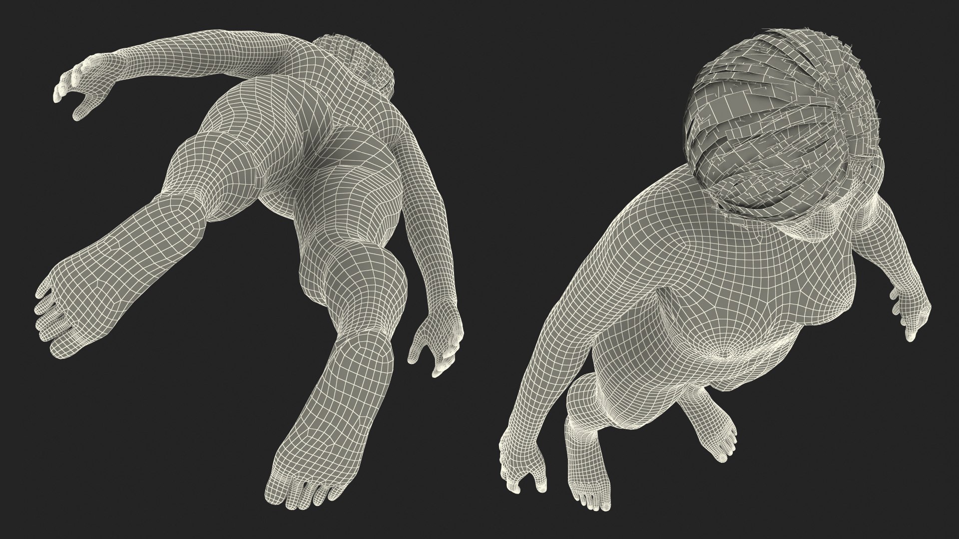 3D African Woman Body Skin Anatomy Model - TurboSquid 2365106