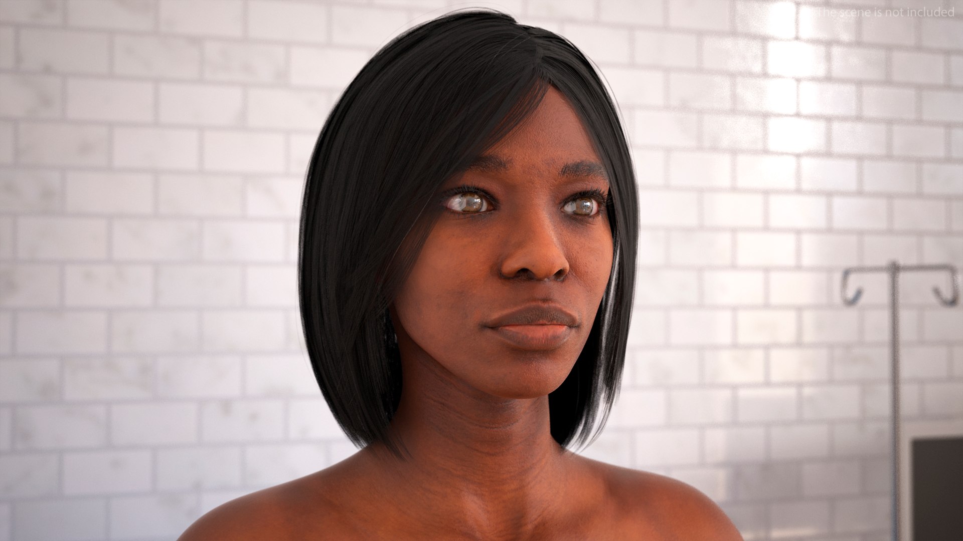 3D African Woman Body Skin Anatomy Model - TurboSquid 2365106