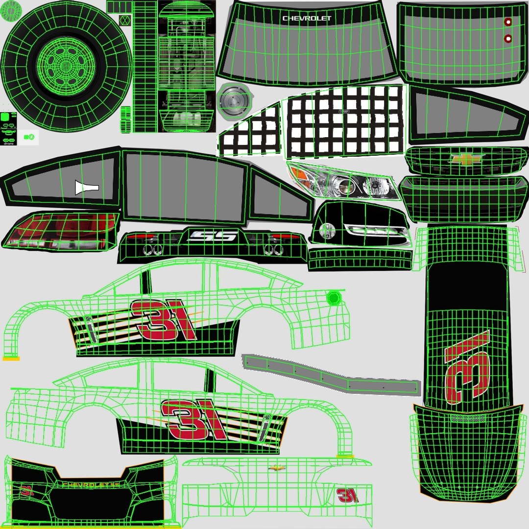 3D model richard childress racing nascar - TurboSquid 1186175