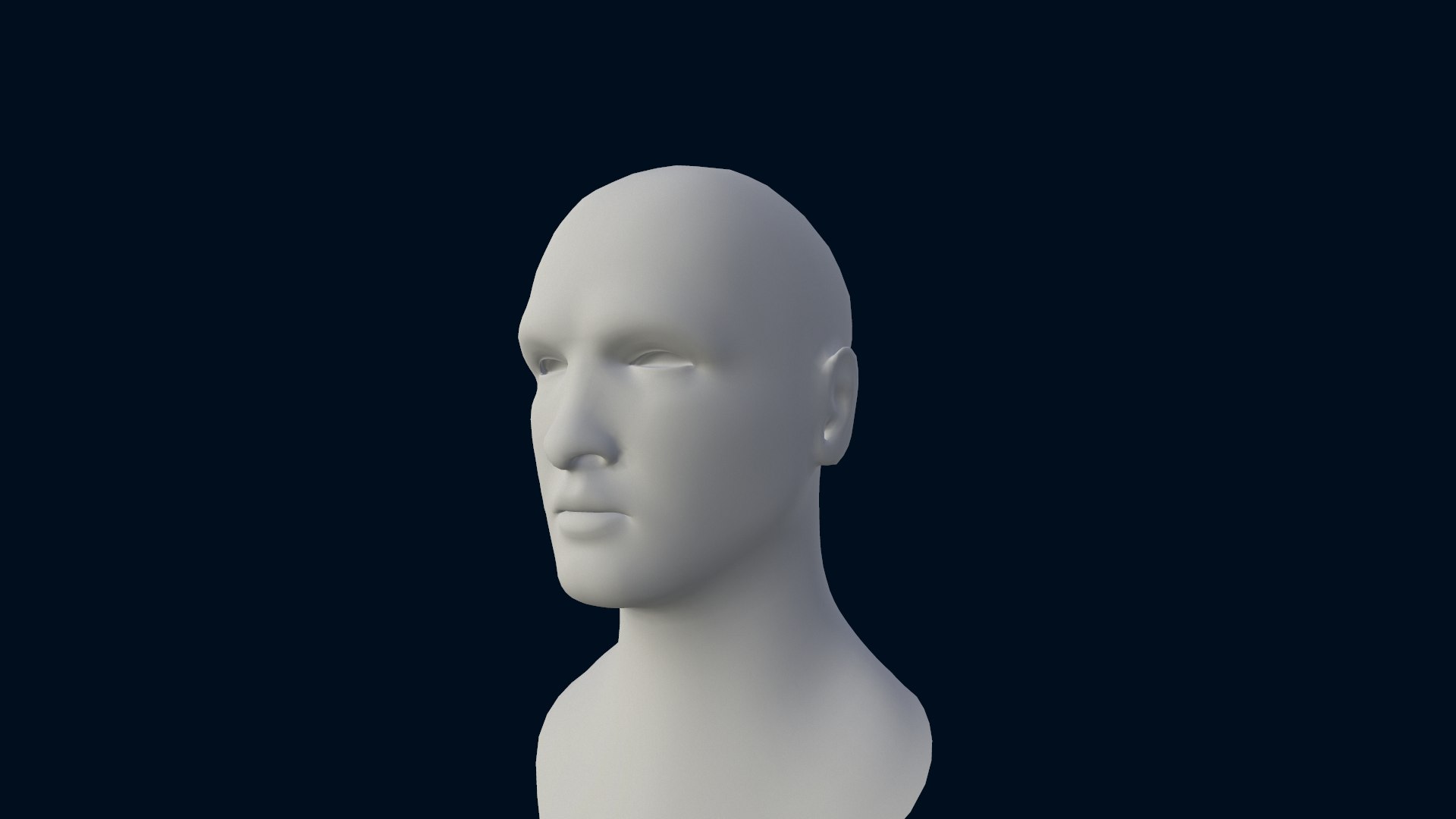 Base human head 3D model - TurboSquid 1383121