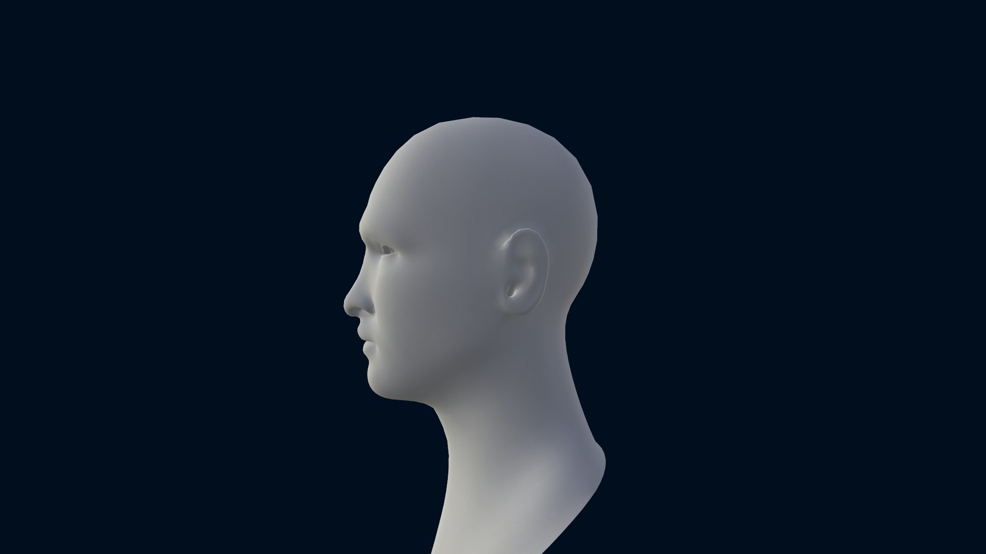 Base human head 3D model - TurboSquid 1383121