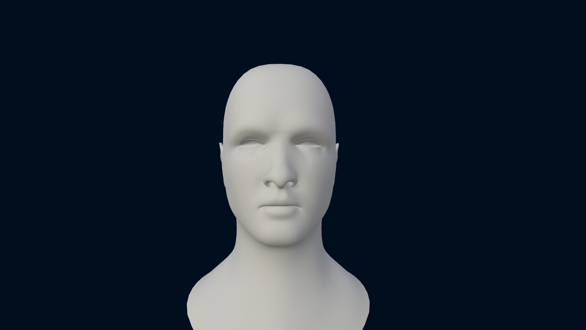 Base human head 3D model - TurboSquid 1383121