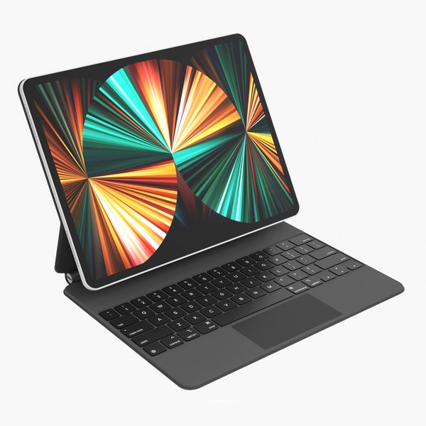 3D Apple iPad Pro 12-inch and Magic Keyboard 2021 - TurboSquid 1810577