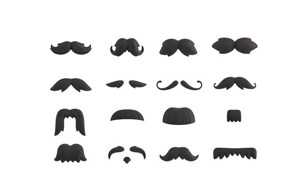 Moustache 3D Models for Download | TurboSquid