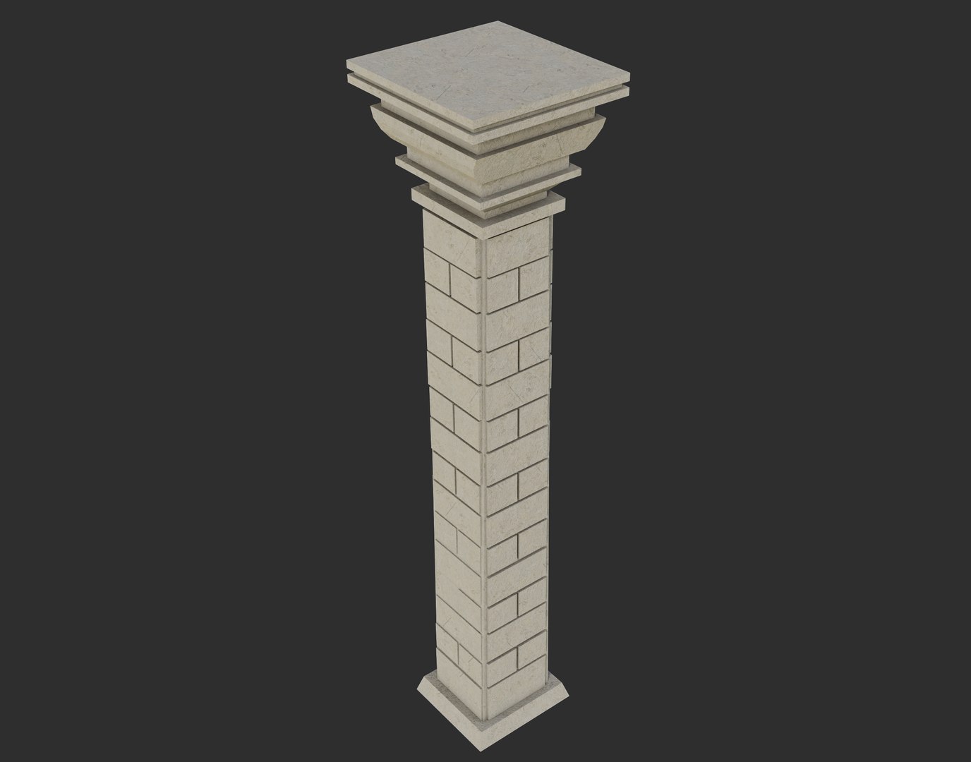 Free Column Pillar Model - TurboSquid 2356454