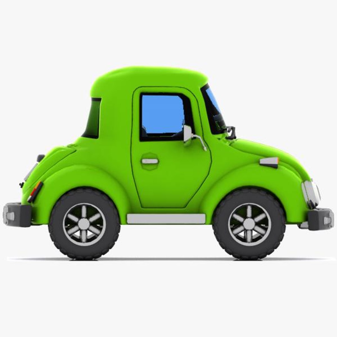 3d Cartoon Car Model