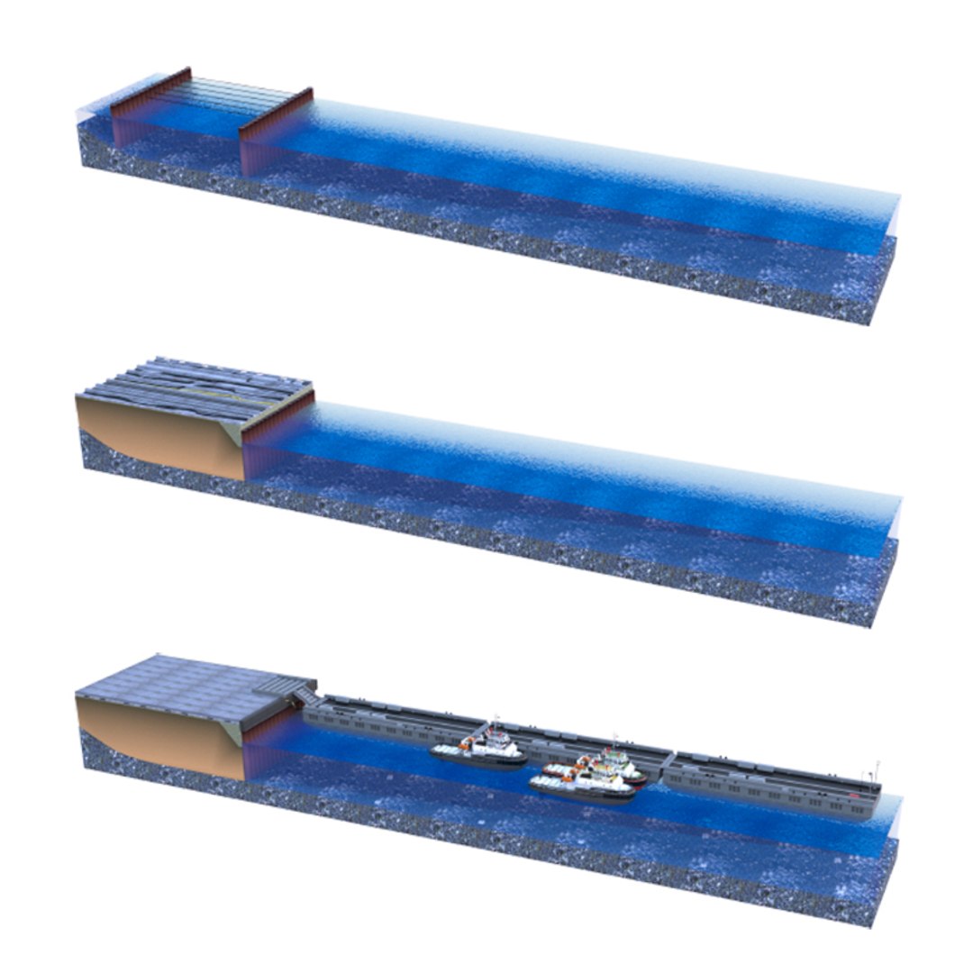 Berth Pontoon Tugs 3D Model - TurboSquid 1697203