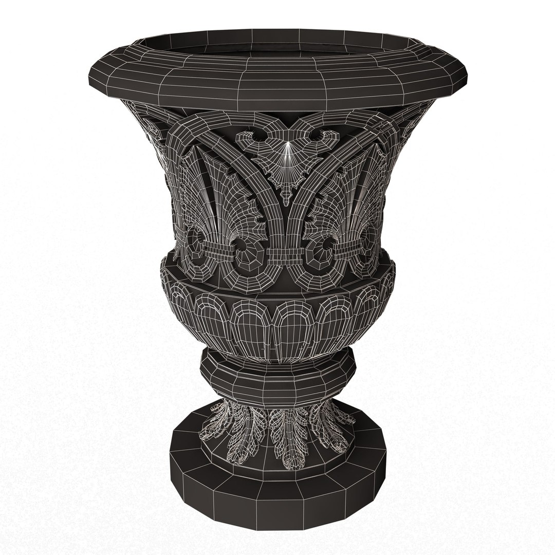 3D Flower Pot 010 Green Model - TurboSquid 2198364