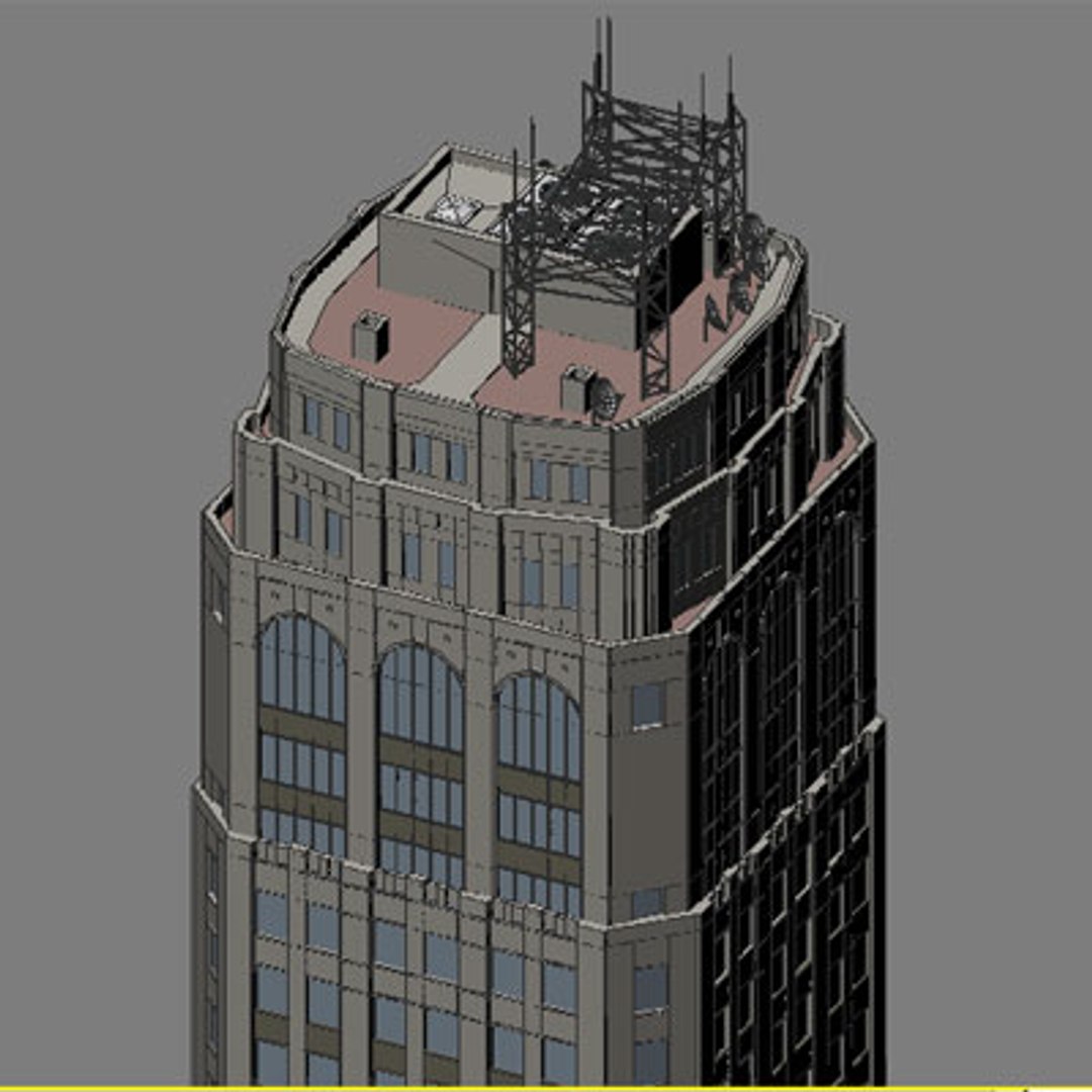 3dsmax 20 Exchange Place Building
