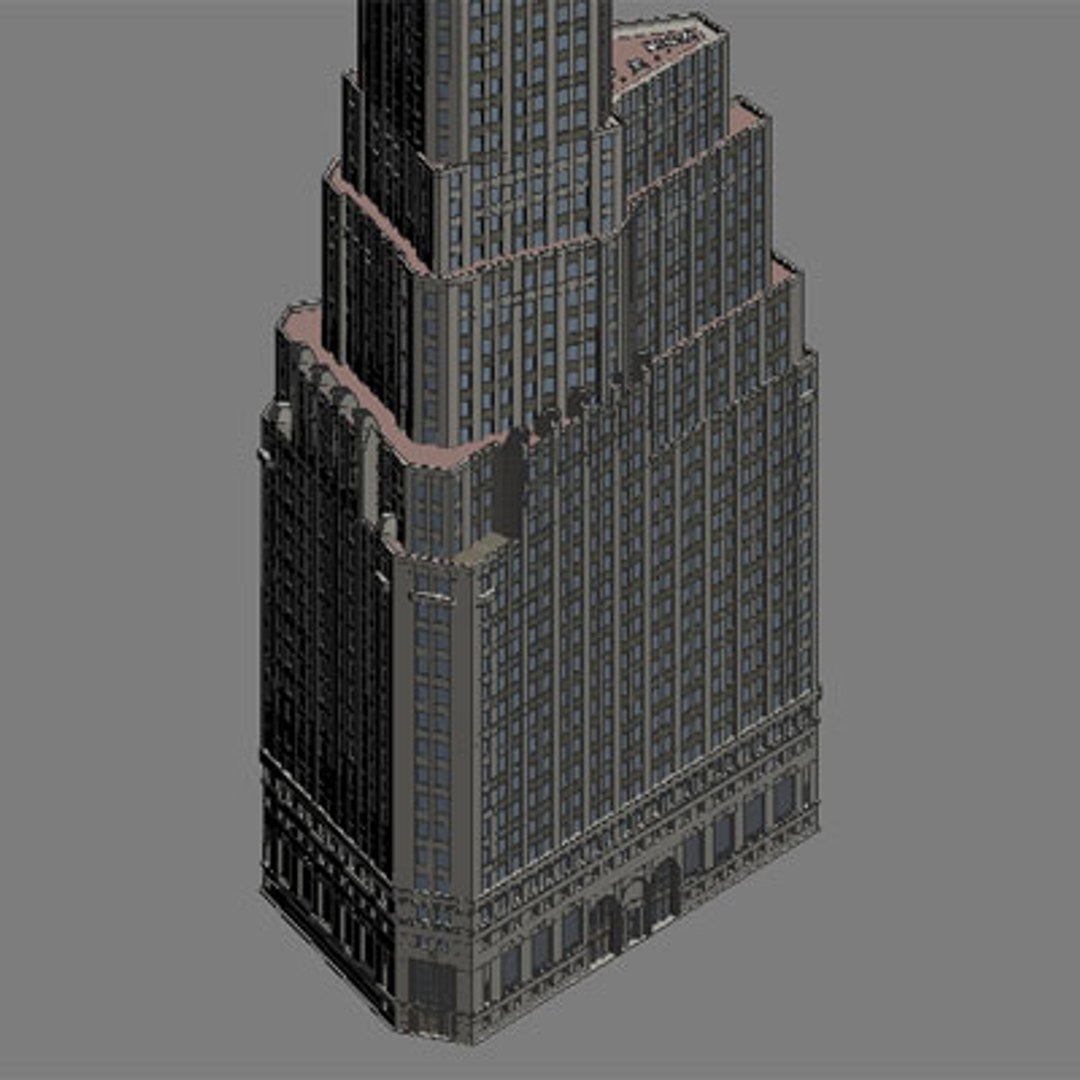 3dsmax 20 Exchange Place Building