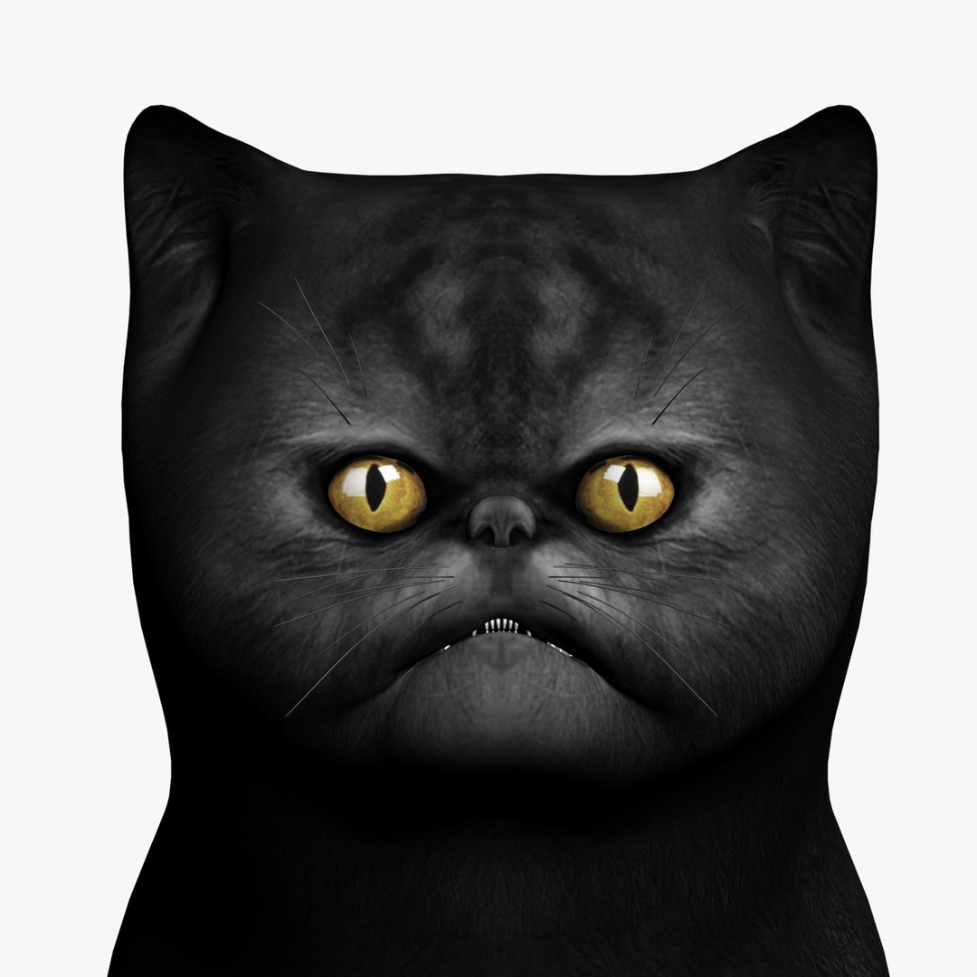 3ds Max Black Cat