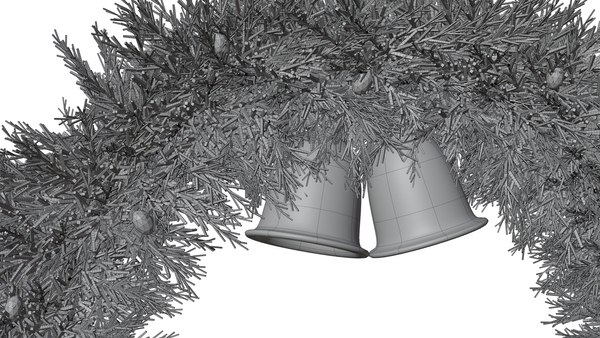 Christmas wreath model - TurboSquid 2000111