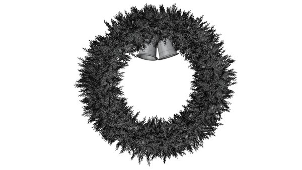 Christmas wreath model - TurboSquid 2000111