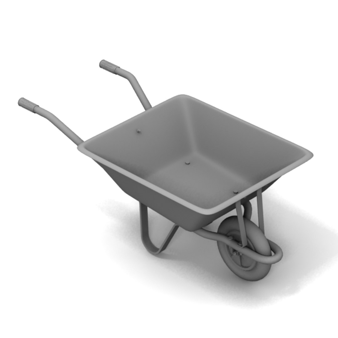 3d Model Wheelbarrow