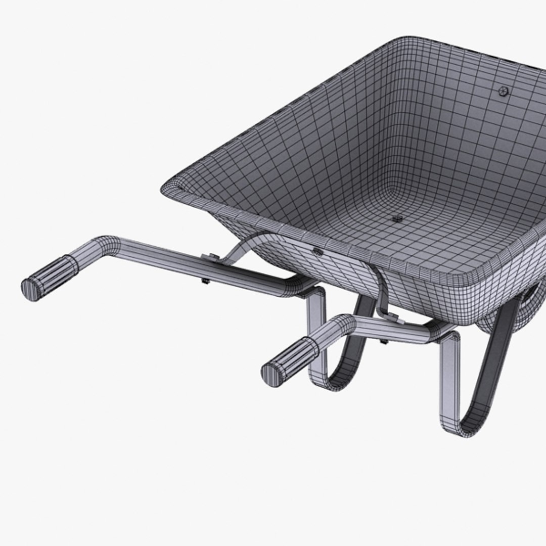 3d Model Wheelbarrow