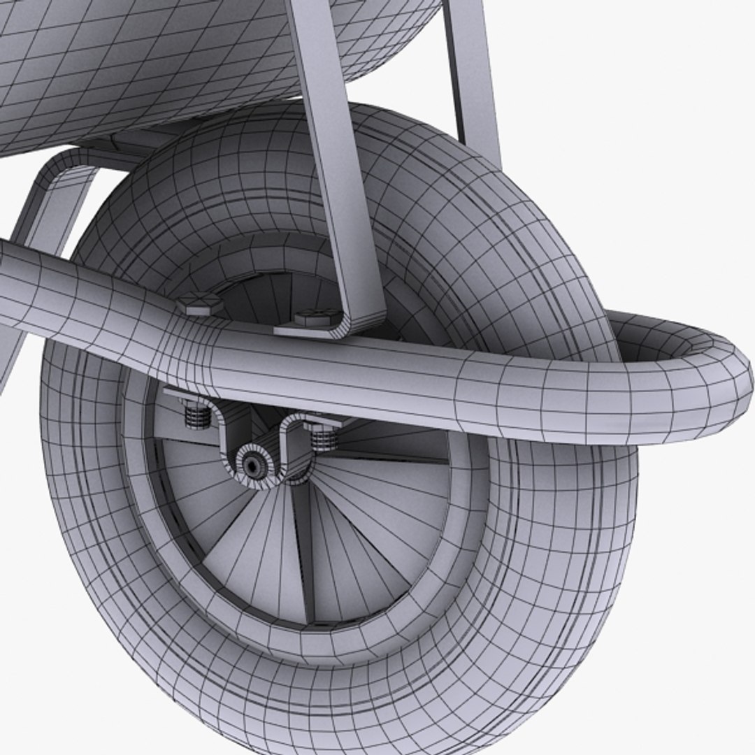 3d Model Wheelbarrow
