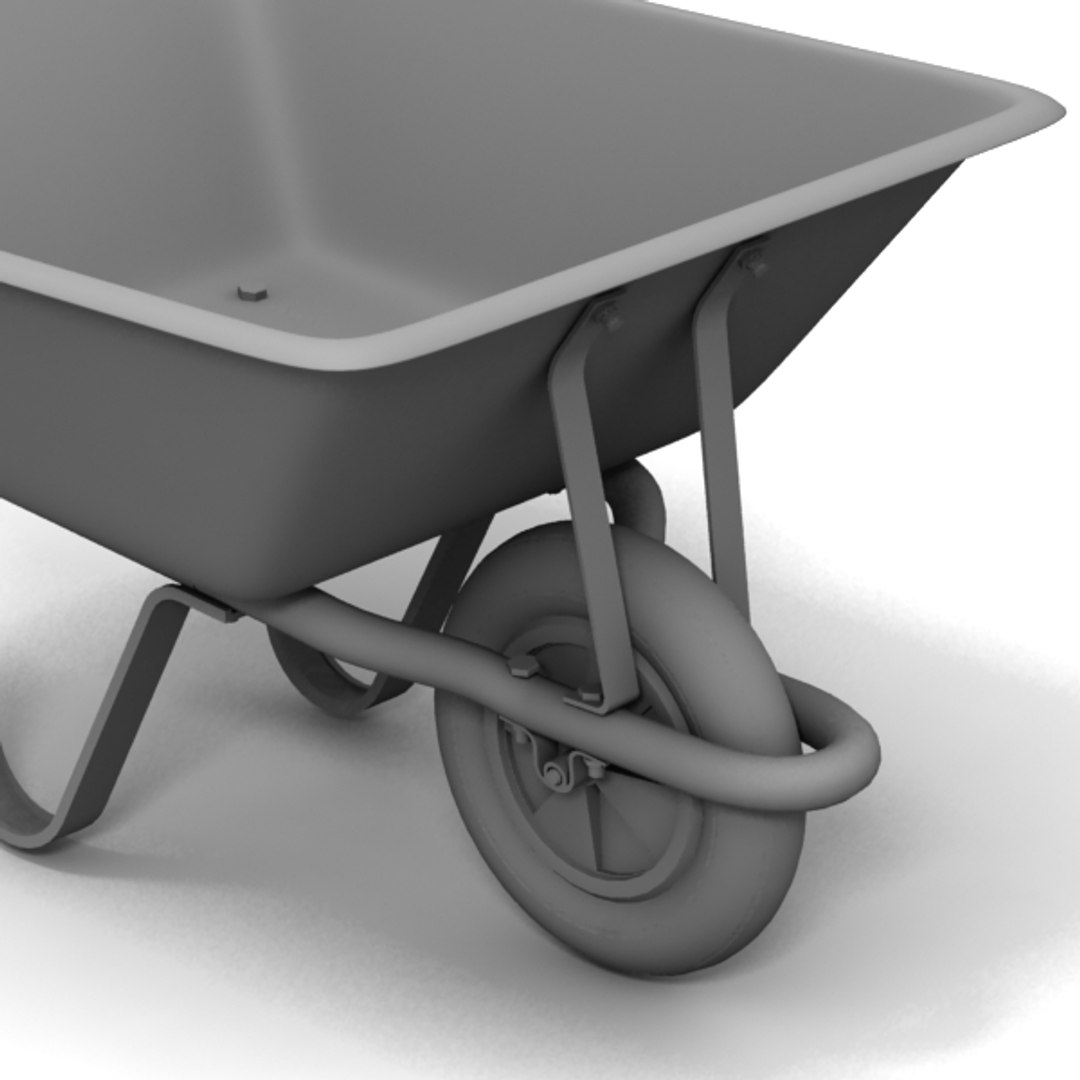 3d Model Wheelbarrow