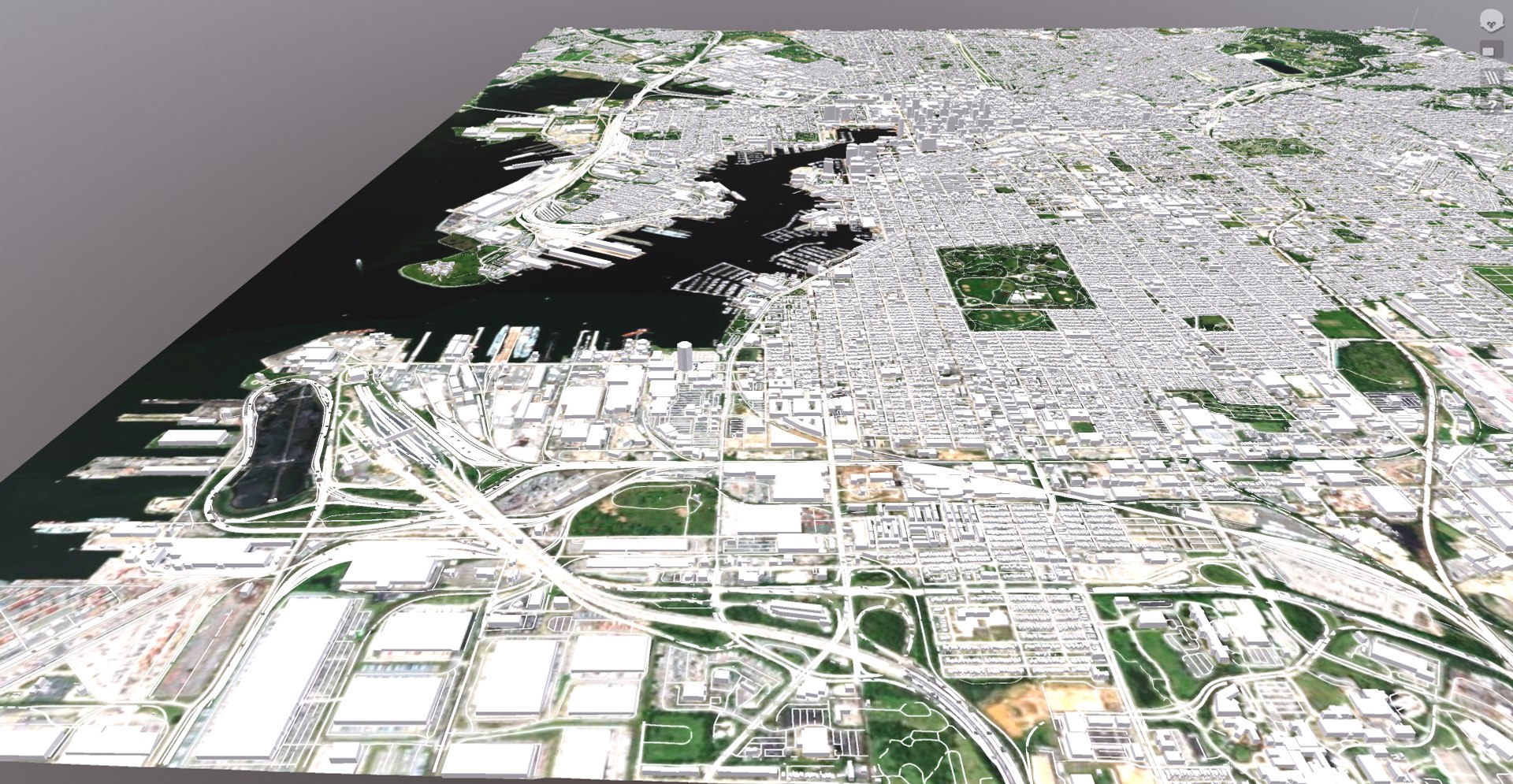 Cityscape Baltimore Maryland USA 3D model - TurboSquid 1790323