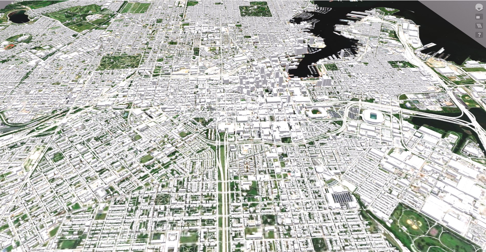 Cityscape Baltimore Maryland USA 3D model - TurboSquid 1790323