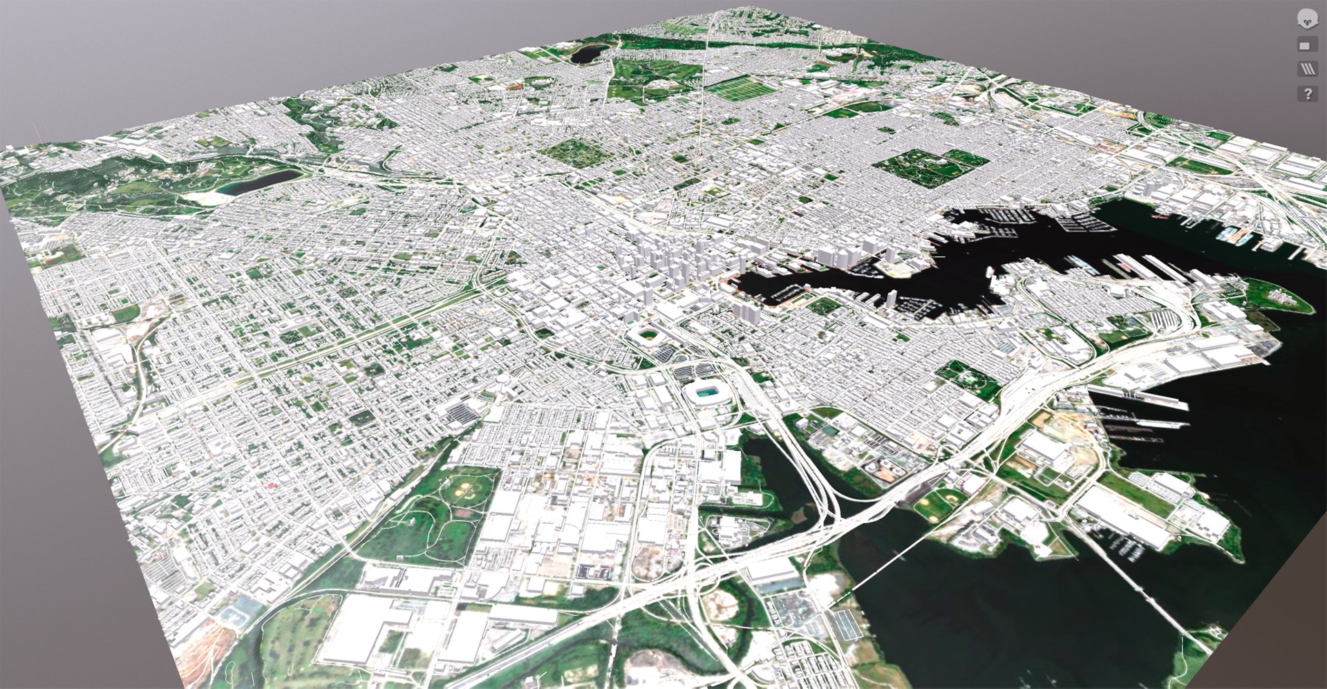 Cityscape Baltimore Maryland USA 3D model - TurboSquid 1790323