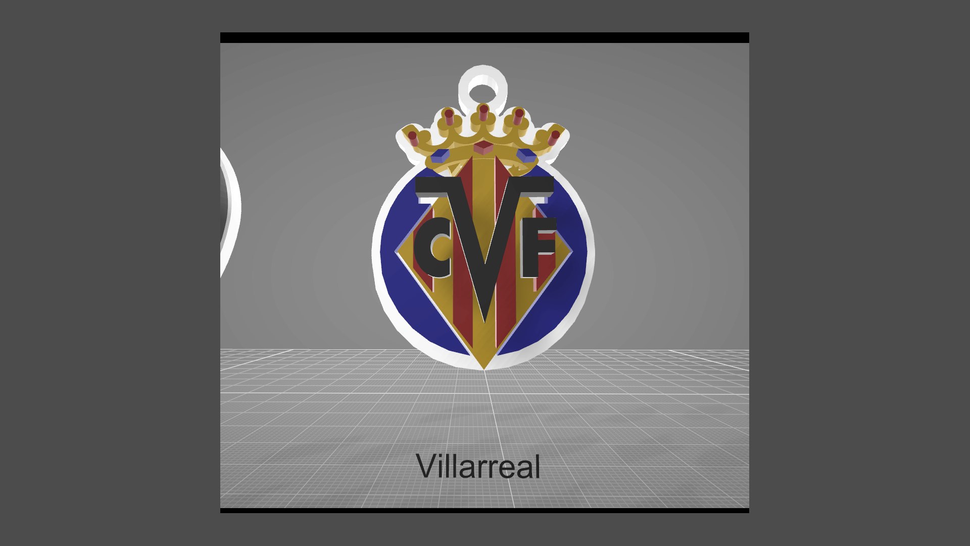 Villarreal Logo Team Printable And Renderable Keychan 3D - TurboSquid ...