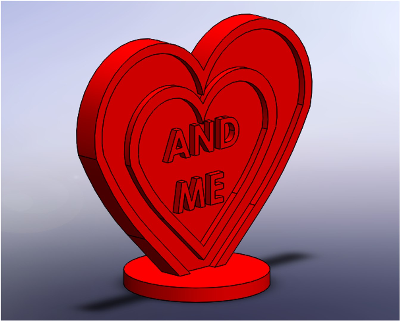 Simple Heart 3D Model - TurboSquid 1214647