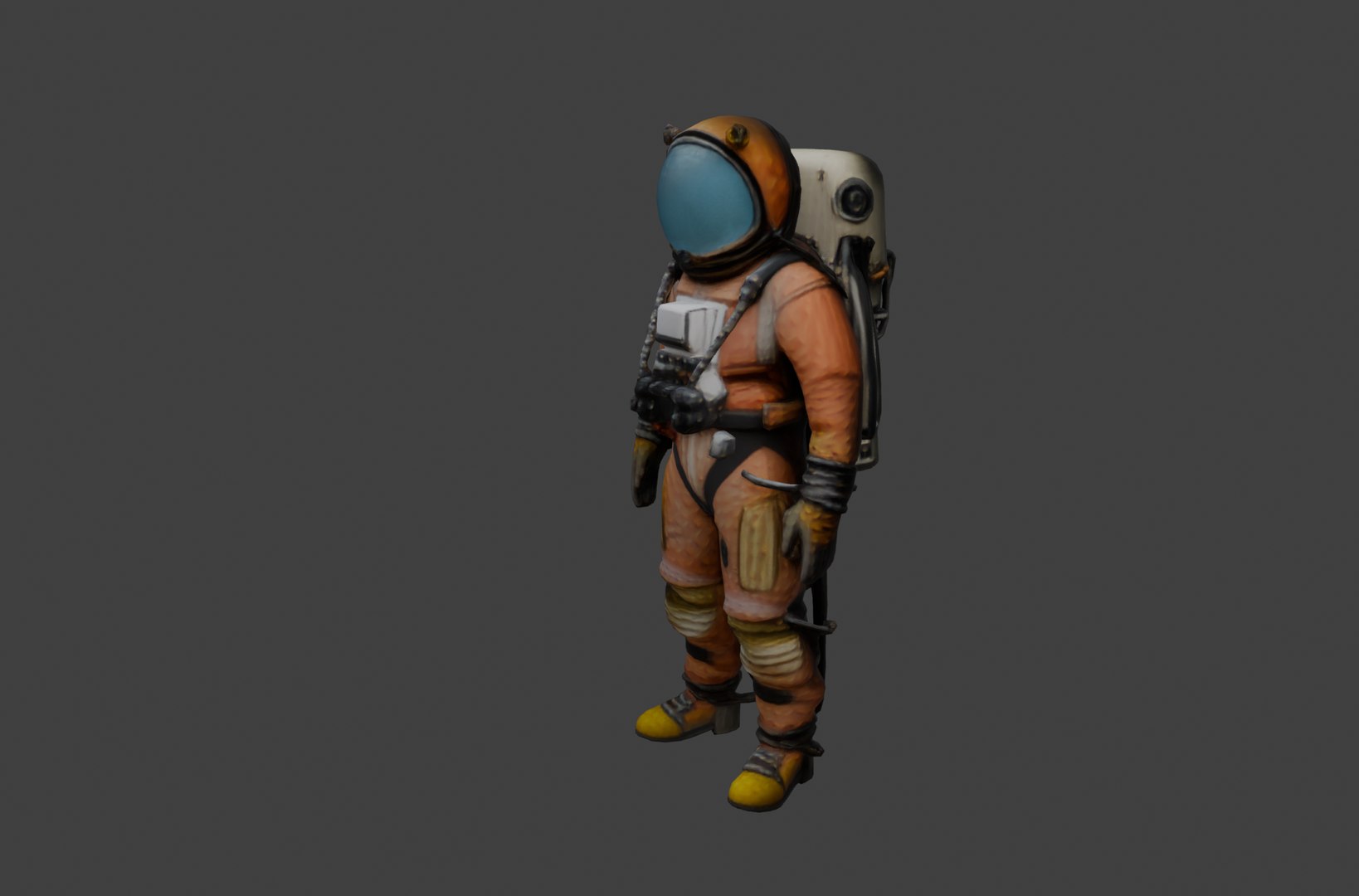 Detailed Space Exploration Suit Astronaut Model Model TurboSquid