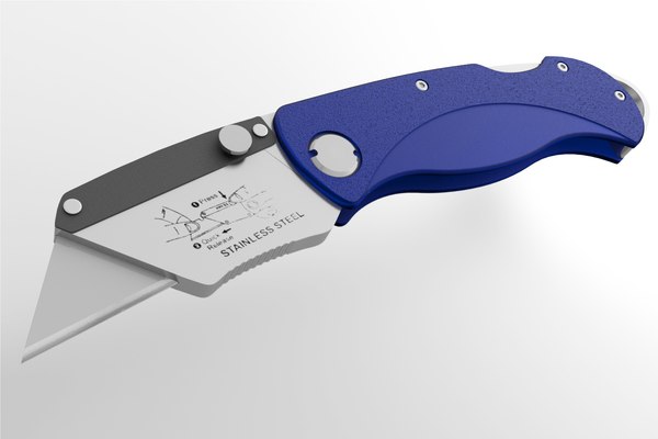 3d utility knife model