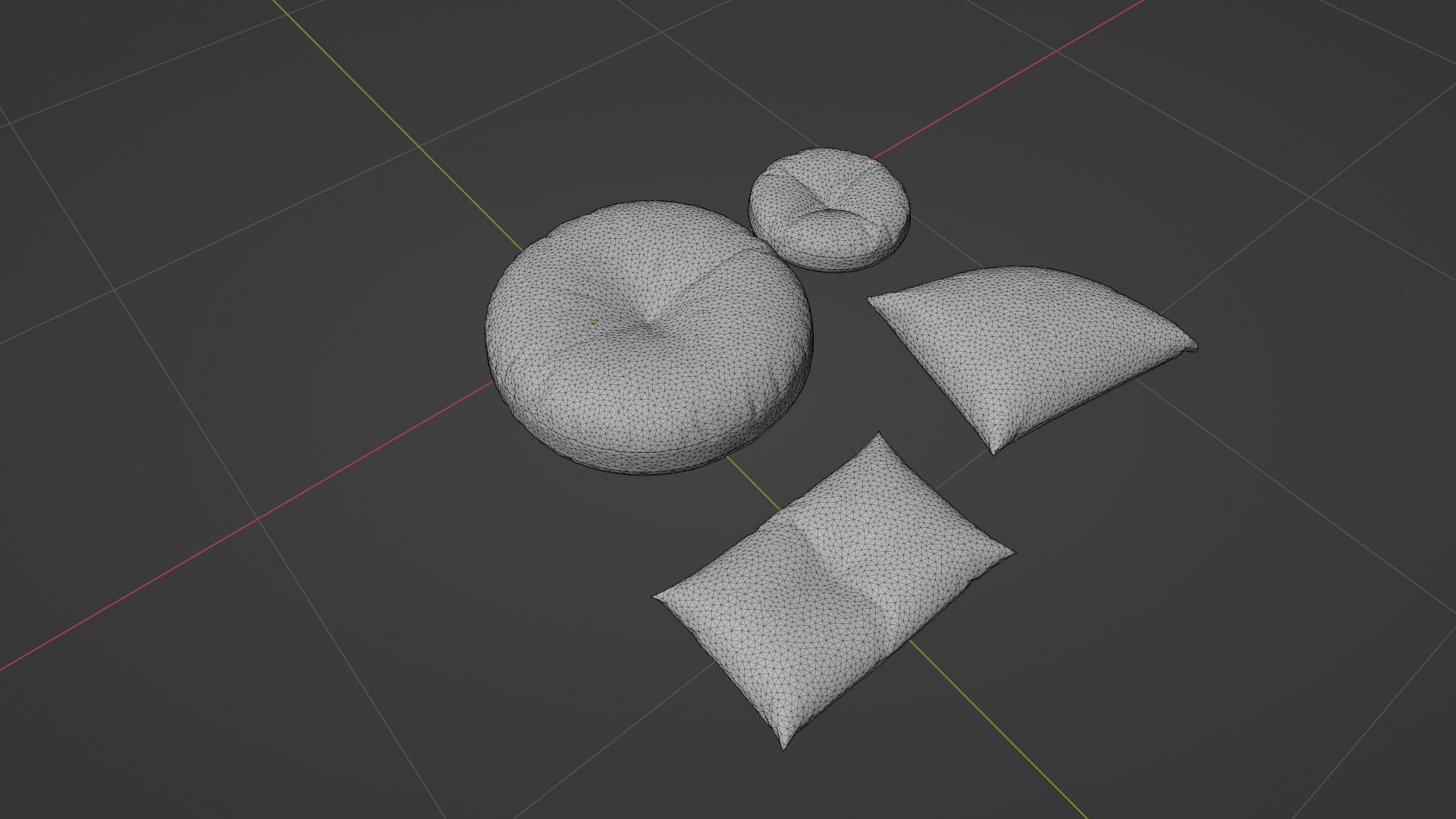 3D Pillow model - TurboSquid 2143153
