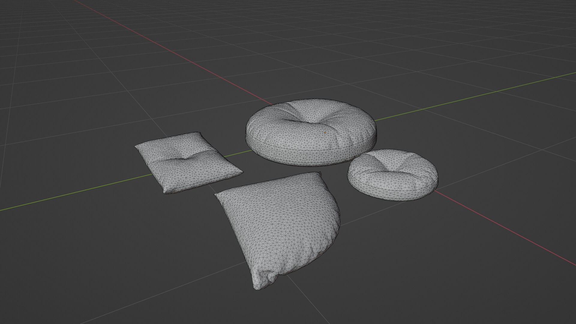 3D Pillow model - TurboSquid 2143153