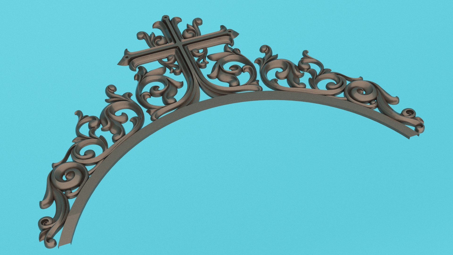 3D Arch With Patterns Ornaments For Cnc Artcam Aspire - TurboSquid 1774140