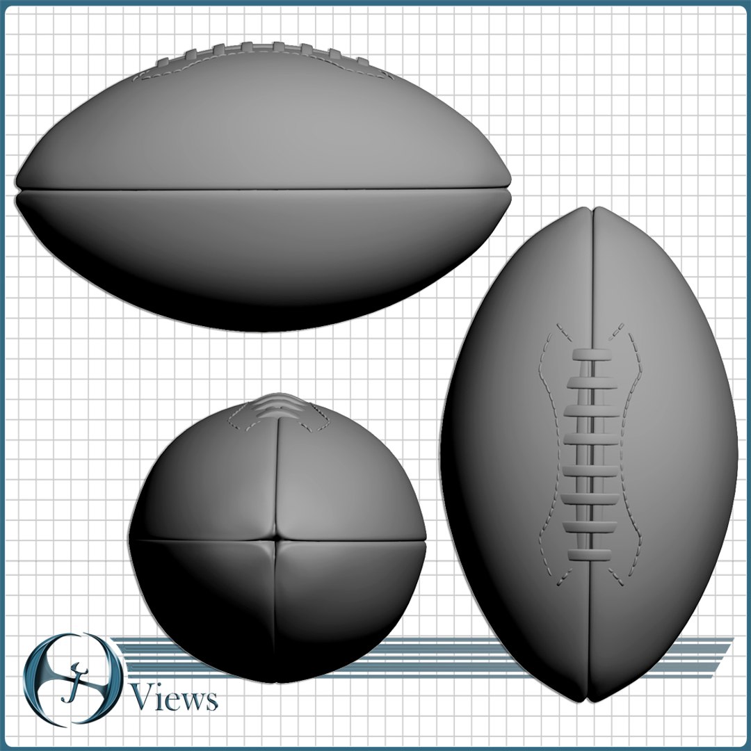 Football Pigskin 3d Model