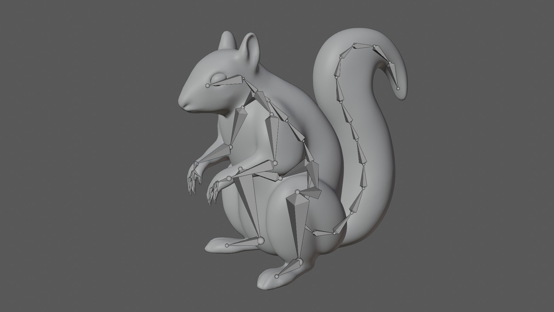 Fully Rigged Low Poly Squirrel 3D Model - TurboSquid 1760795