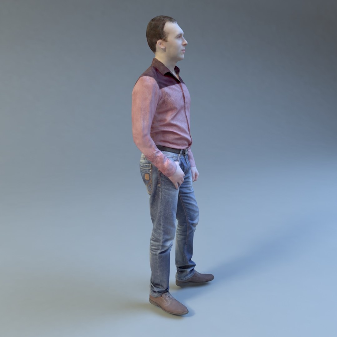 Man Scan 3d Max