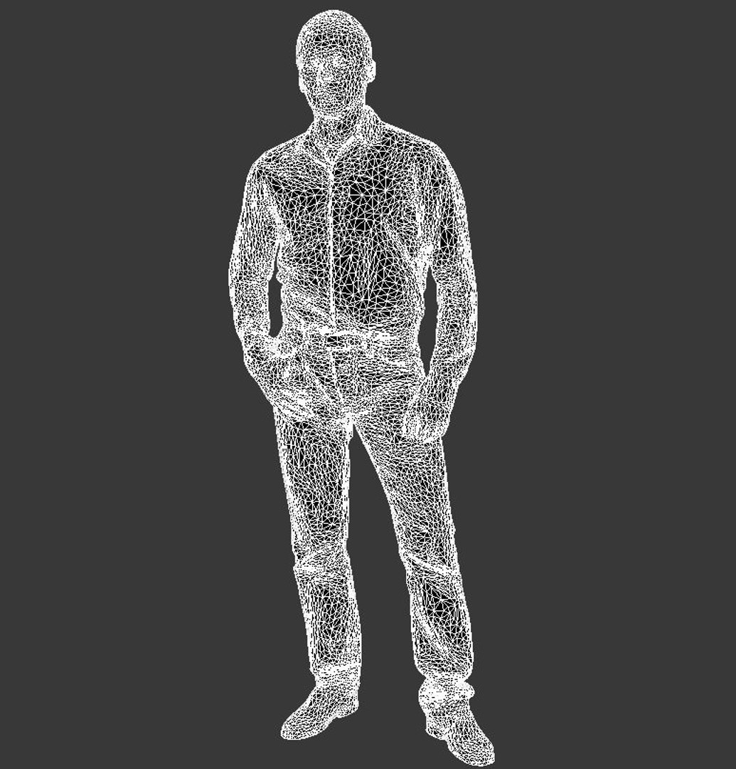 Man Scan 3d Max