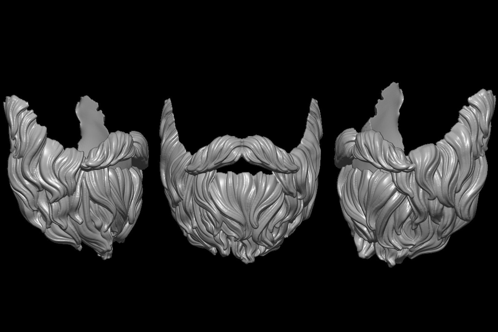 3D Model Beard - TurboSquid 1651448