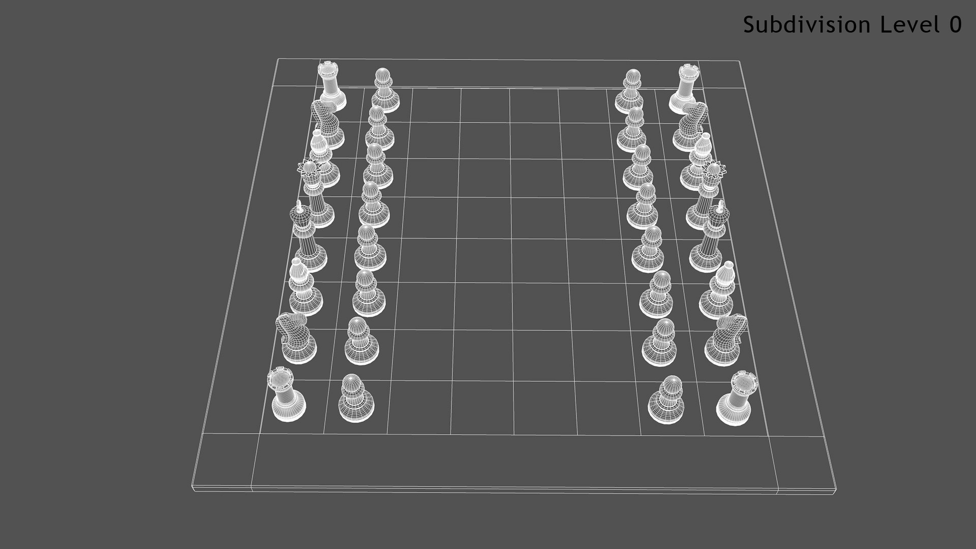 Plastic Chess Set 3D - TurboSquid 1858930