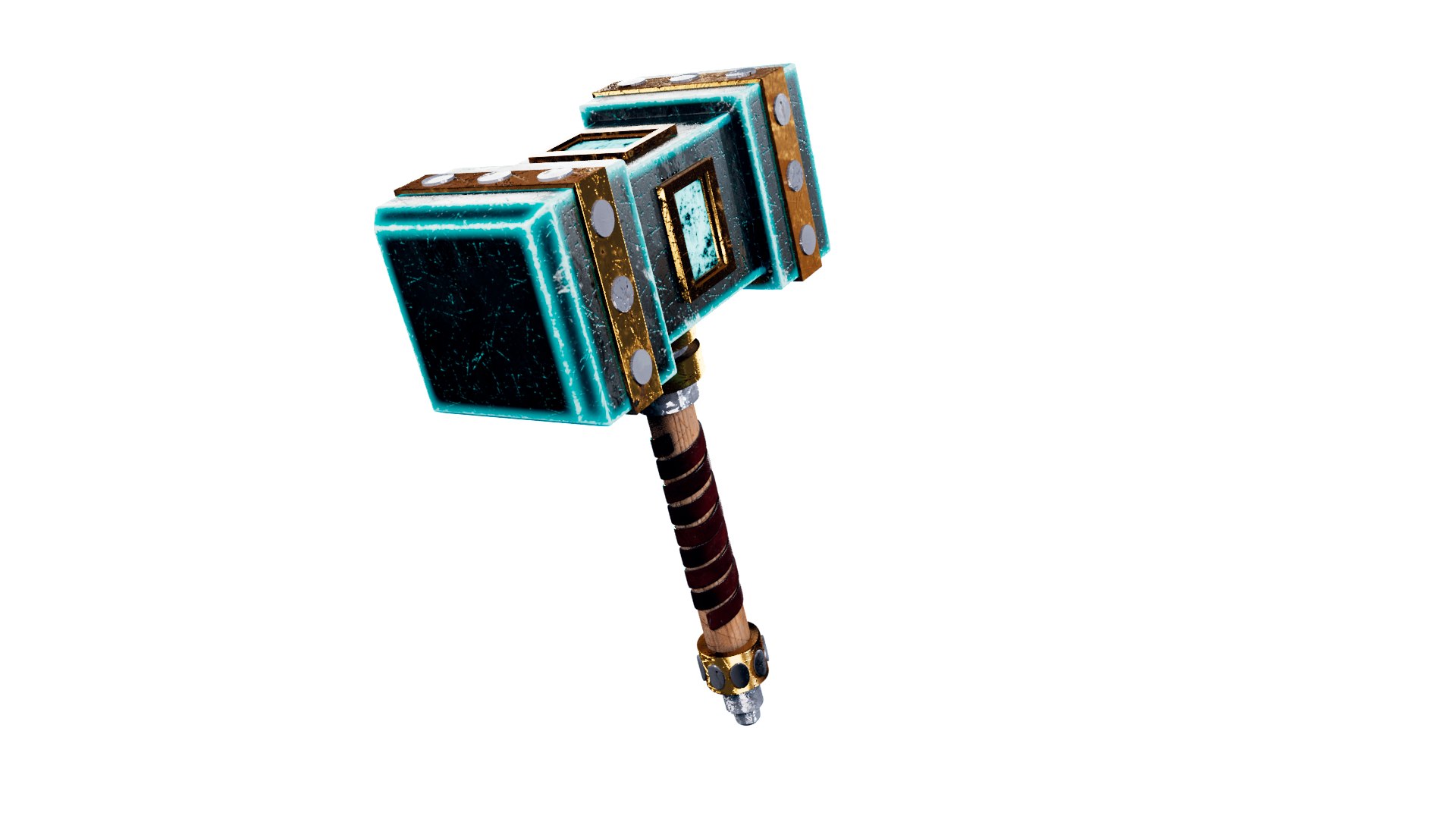 3D Model Flash Hammer Mjolnir - TurboSquid 2101669