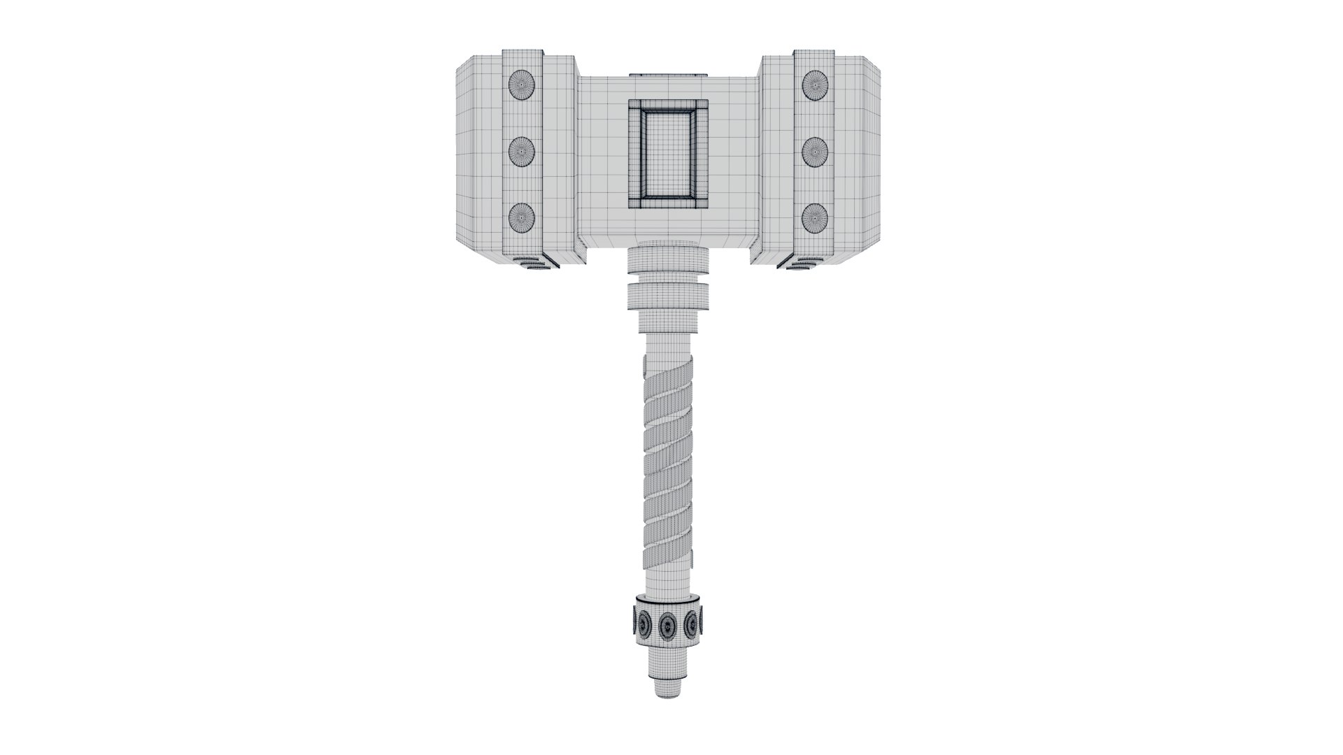 3D Model Flash Hammer Mjolnir - TurboSquid 2101669