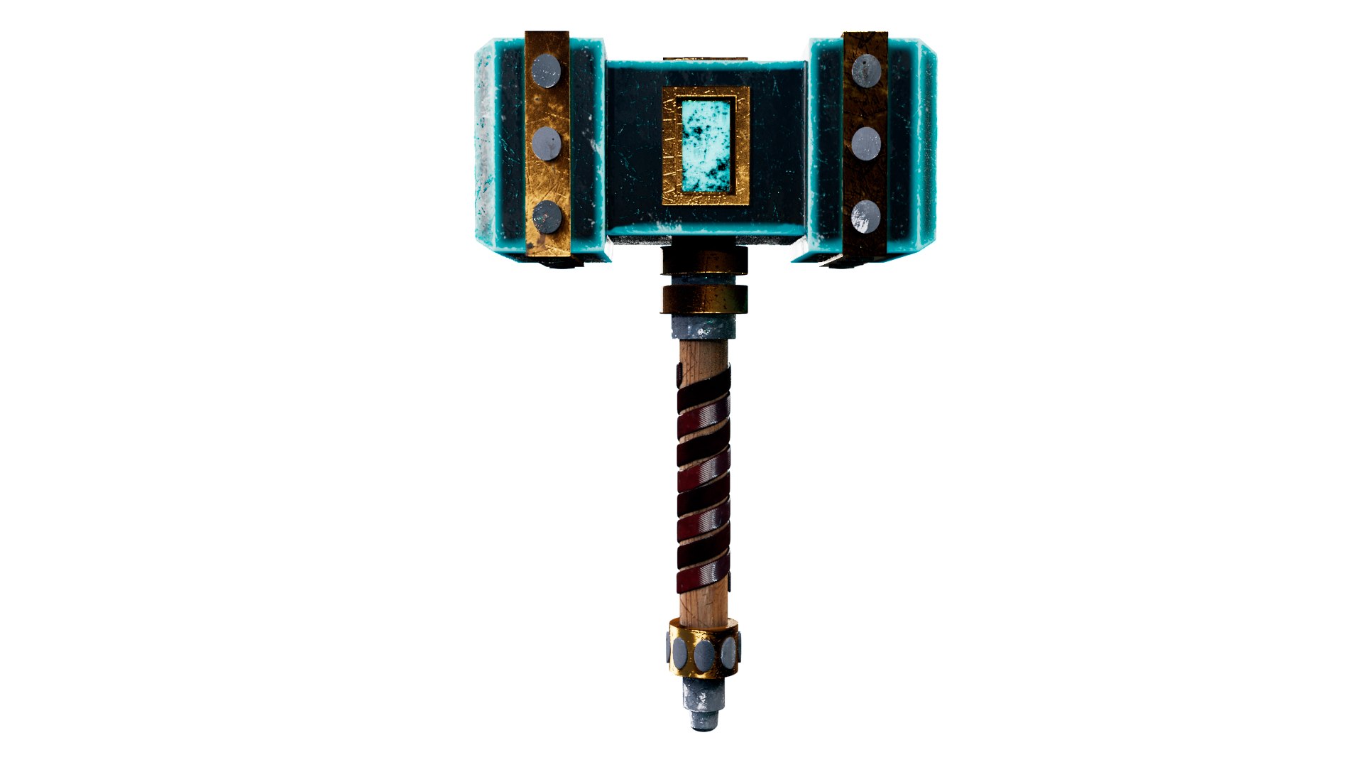 3D Model Flash Hammer Mjolnir - TurboSquid 2101669