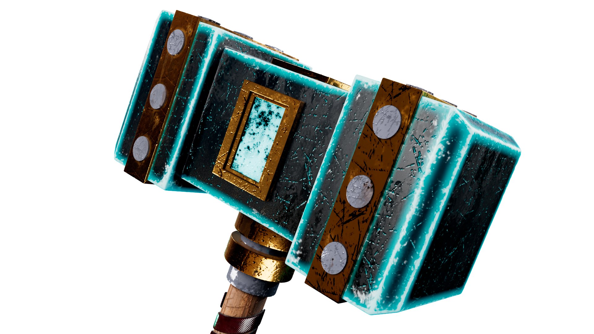 3D Model Flash Hammer Mjolnir - TurboSquid 2101669