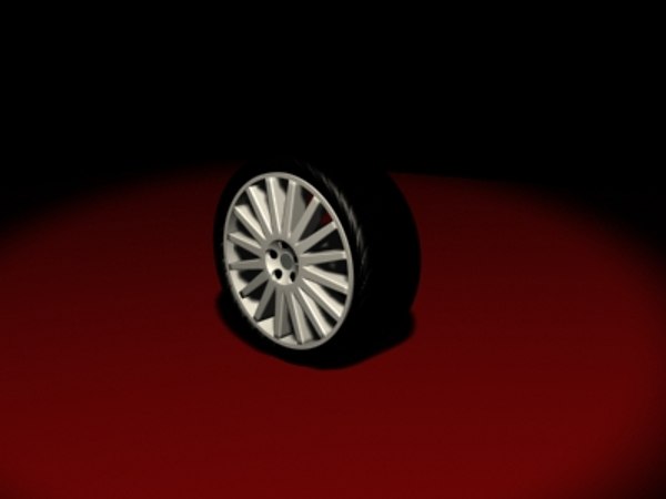 3ds max wheel