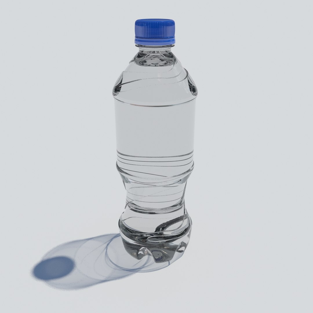 3D Model Plastic Water Bottle - TurboSquid 1154141