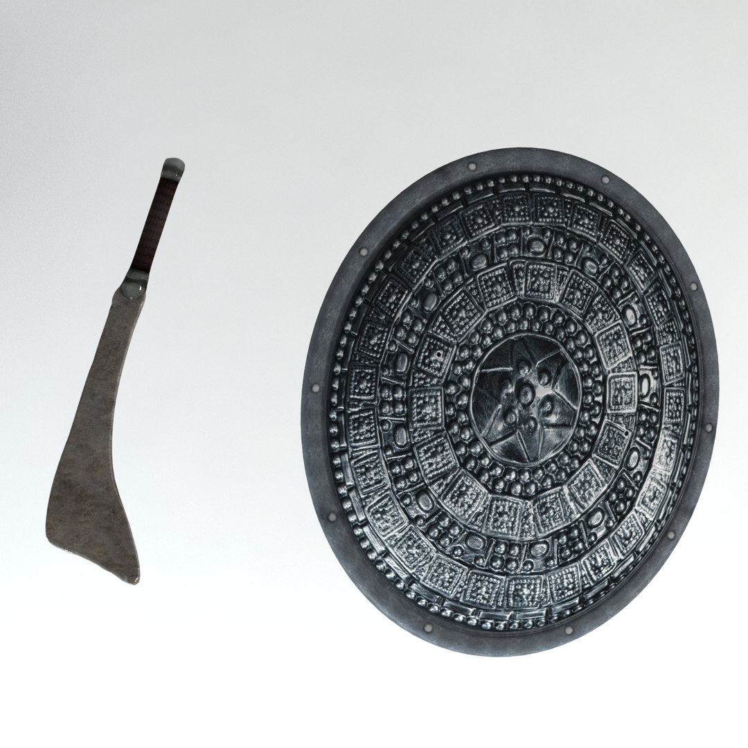 3d shield weapon