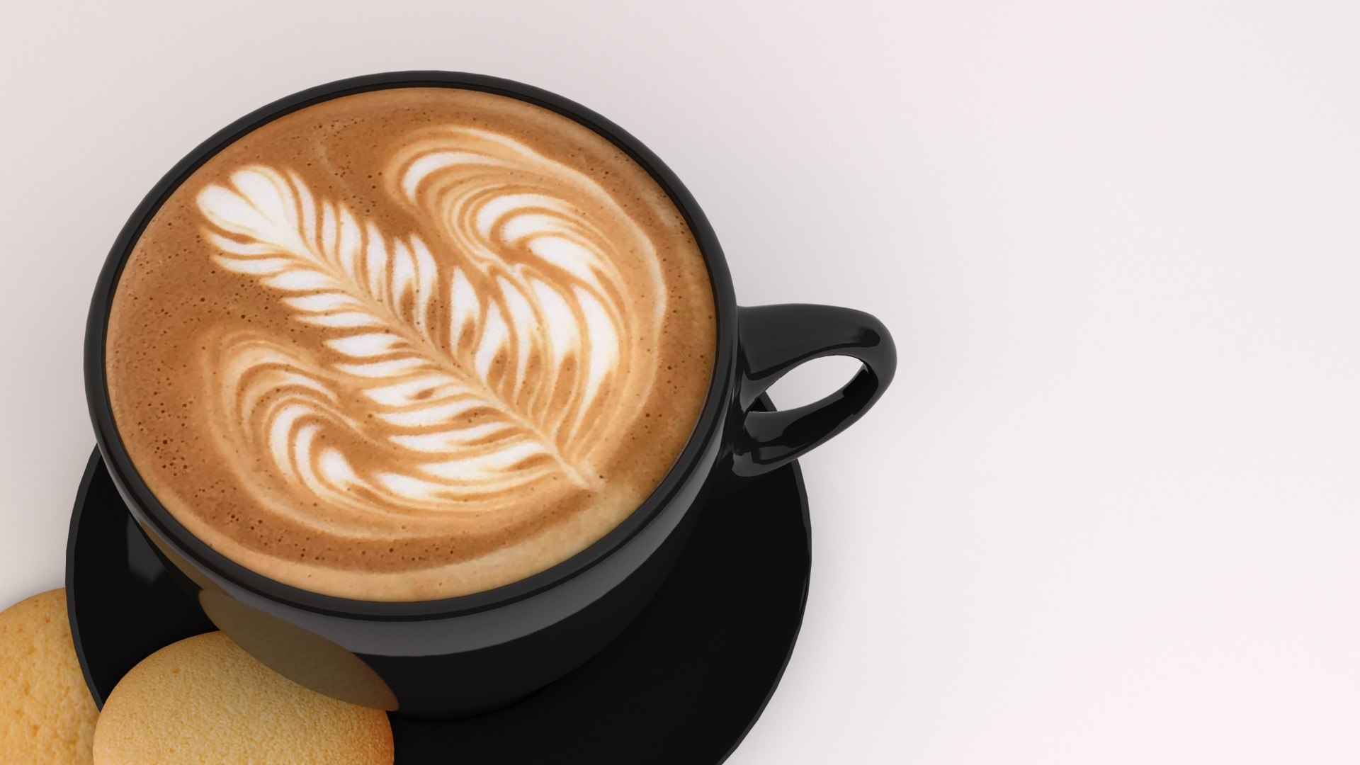 Coffee Latte Art 3D Model - TurboSquid 1510605