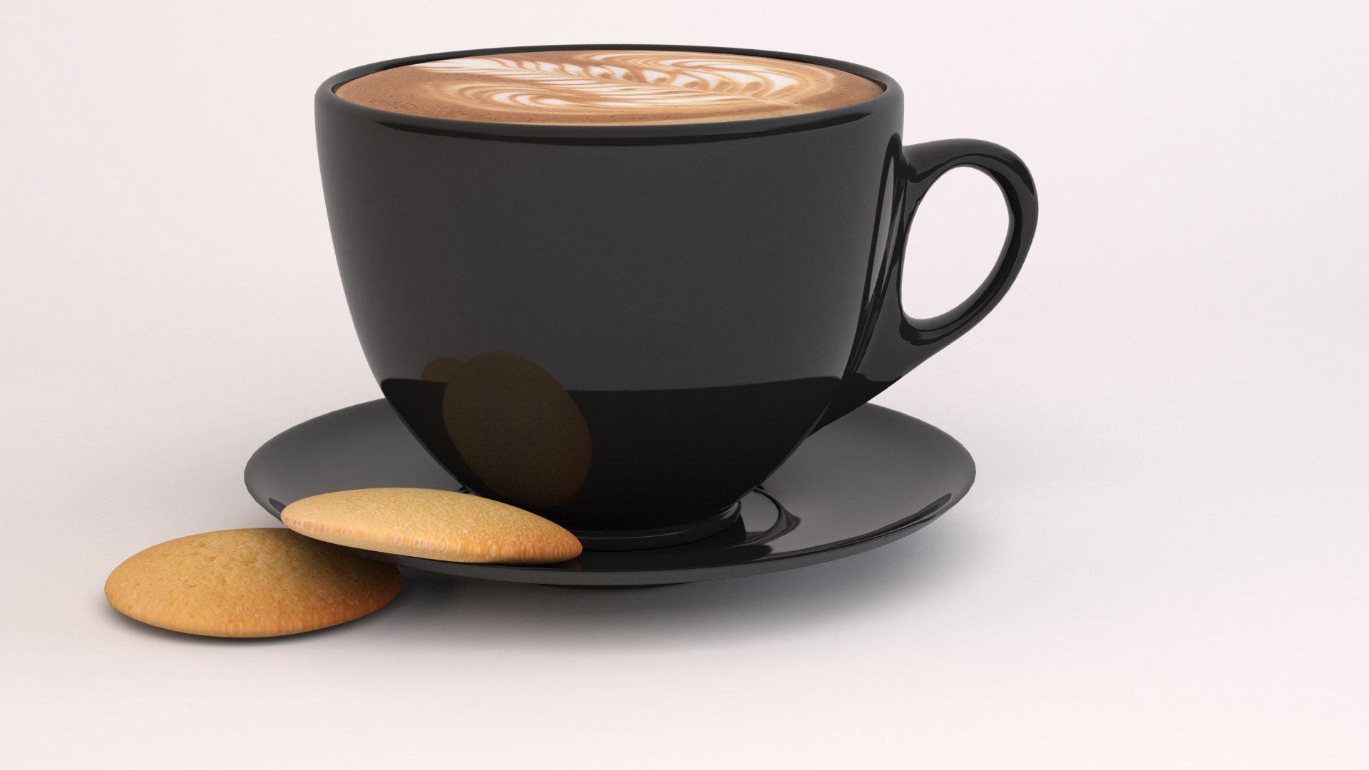 Coffee Latte Art 3D Model - TurboSquid 1510605