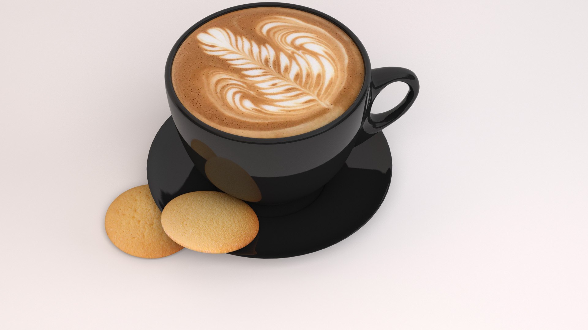 Coffee Latte Art 3D Model - TurboSquid 1510605
